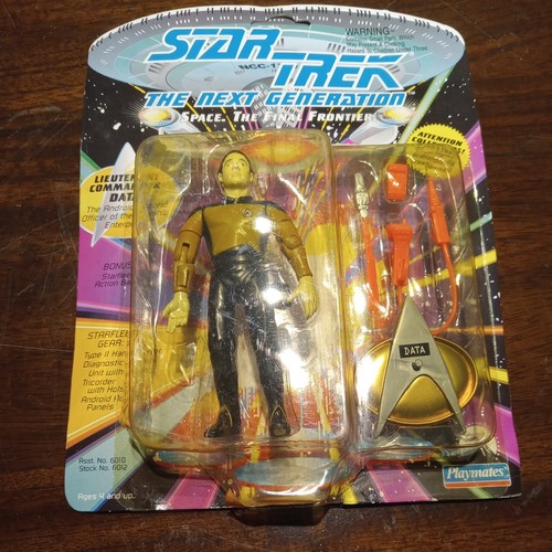 Star Trek The Next Generation Figures STTNG Playmates 1992 to 1993 wave ...