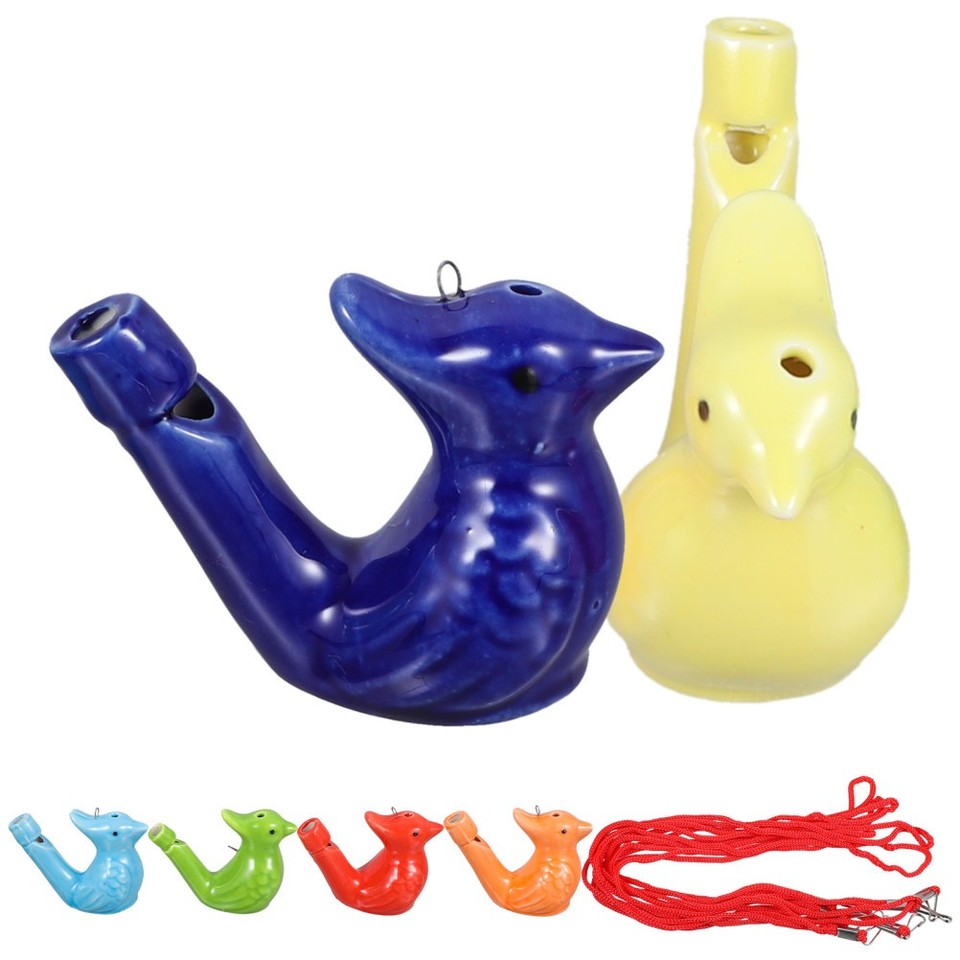 6 Pcs Whistle Toy Creative Animal Waterfowl Whistles Bird Sound Warbler ...