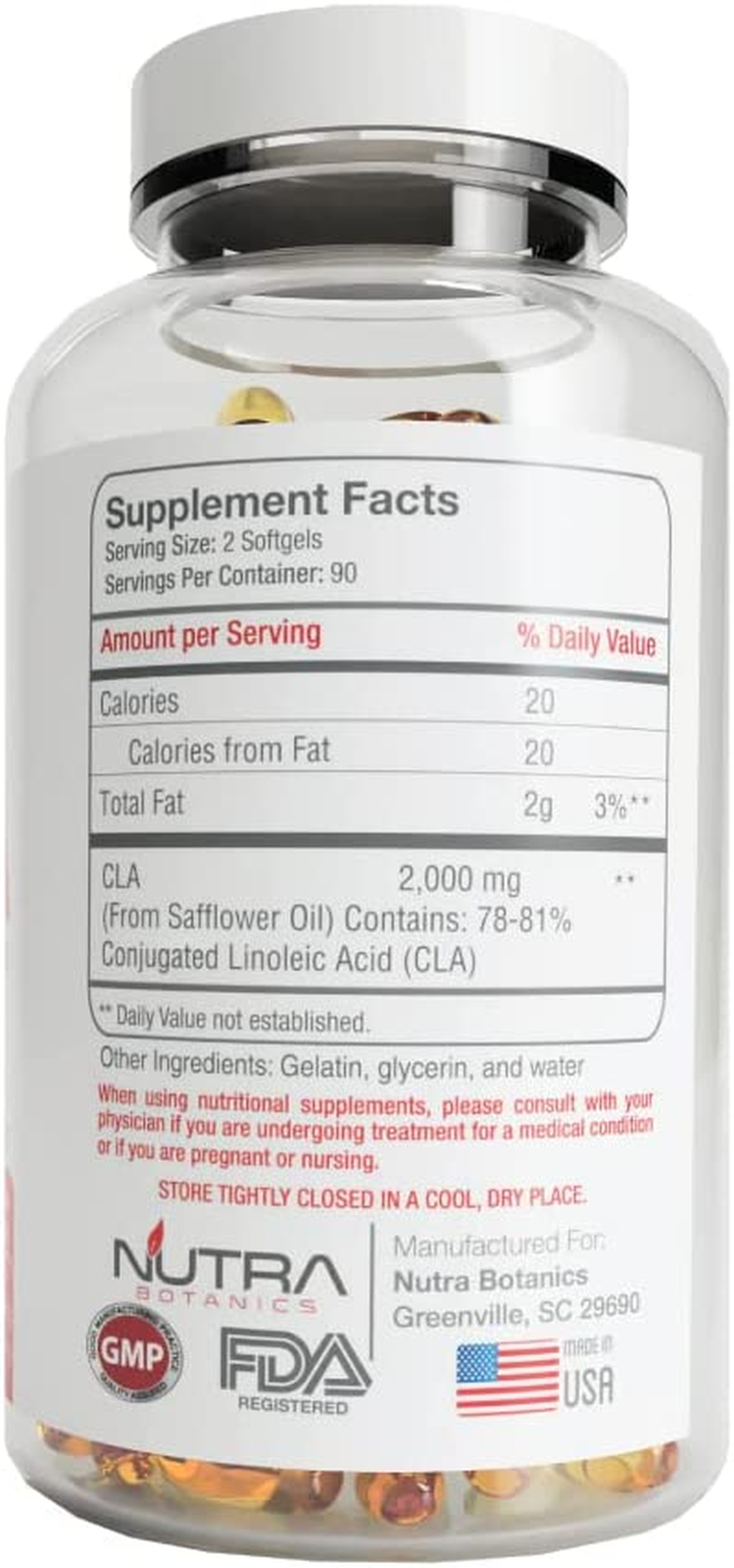 Nutra Botanics High Strength Liquid L-carnitine 5000 MG 16 Oz 473 Ml ...