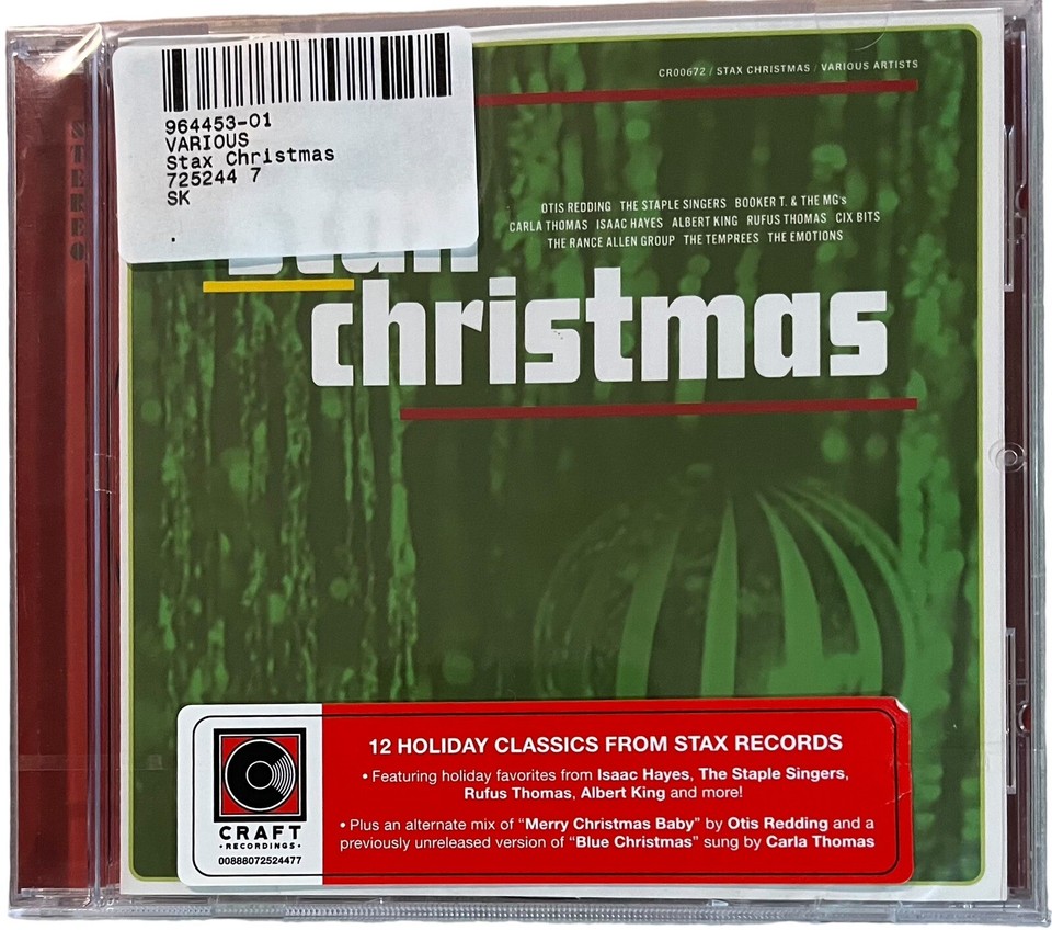 STAX CHRISTMAS CD Limited Edition Yellow Holiday Album. *Sealed* Out Of ...