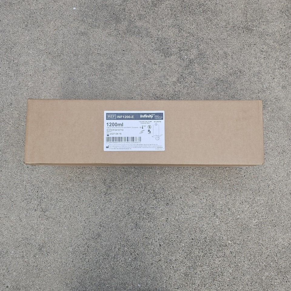 (x30) NEW Infinity INF1200-E 1200ml Enteral Pump Delivery Set W. ENFit ...