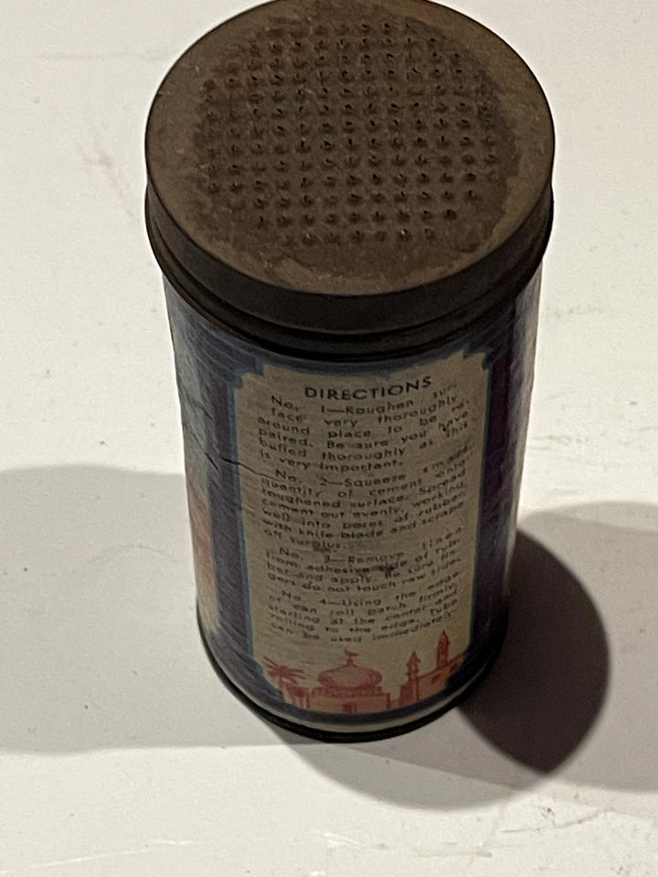 GROSS CAMEL TIRE PATCH TUBE OIL & GAS ADVERTISING CAN | eBay