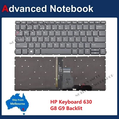 Backlit Black US Keyboard for HP ProBook 630 G8 G9 635 G8 | eBay Australia