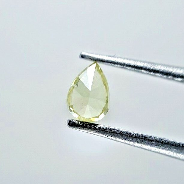 Natural Diamond Real Green Diamond 0.10tcw Pear Modified Brilliant Cut ...