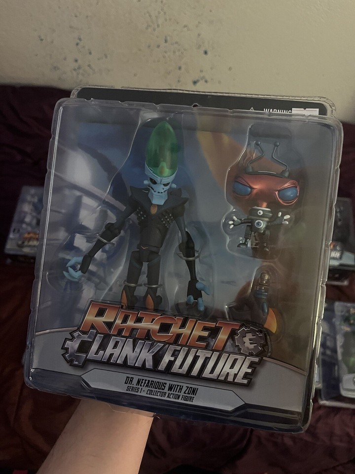 Ratchet & Clank: Complete Action figure Set (Unopened) + Secret Agent ...