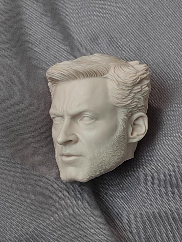 X-Men Wolverine Hugh Jackman 1/6 Scale Head Carving Model Figure ...