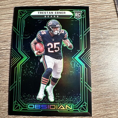 2022 Obsidian Rookies Electric Etch Green /50 Trestan Ebner #182 Rookie ...