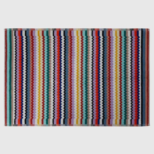 Missoni Home Riverbero bathroom rug 60x90 multicolor zig-zag | eBay