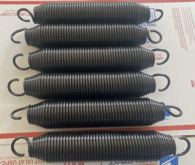 (6ea) Extension Spring Machine Hook 8-1/2" Coil , 2" Wide , Free ...