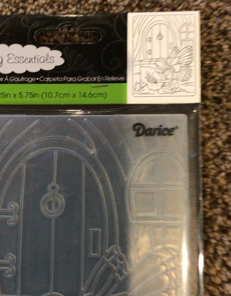 Darice Embossing Essentials Folder 1217-59 Fairy Door Craft ...