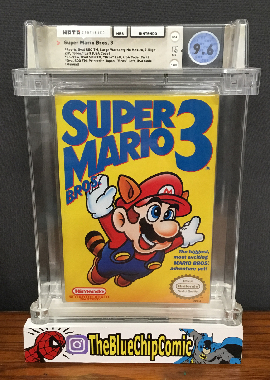Super Mario Bros. 3 NES CIB WATA 9.6 1988 | eBay