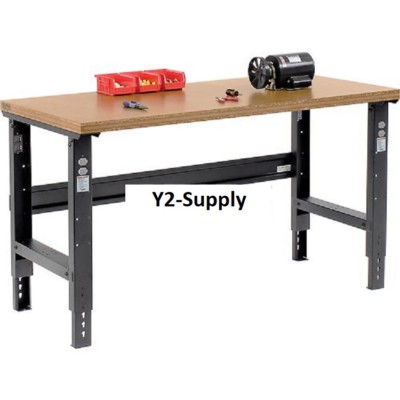 NEW! 72"W X 36"D Shop Top Square Edge Workbench - Adjustable Height ...