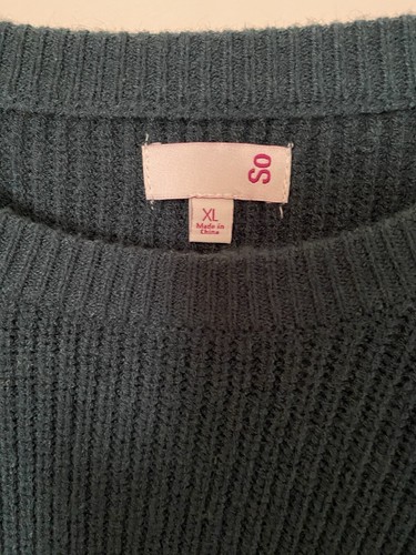 SO Sweater Women's Size X Large Knit Pullover Long Sleeve | eBay