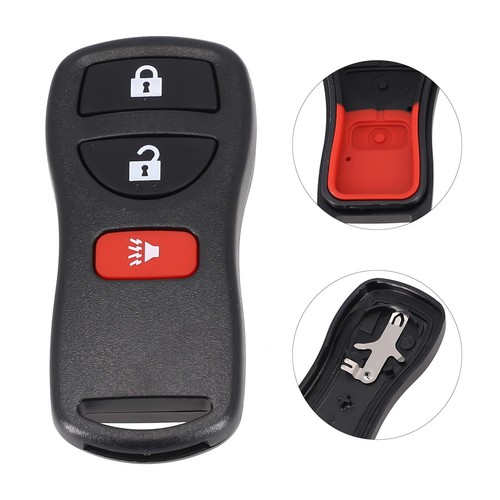 T l commande Porte Cl Voiture Coque 3 Boutons Noir Remplacement Direct | eBay