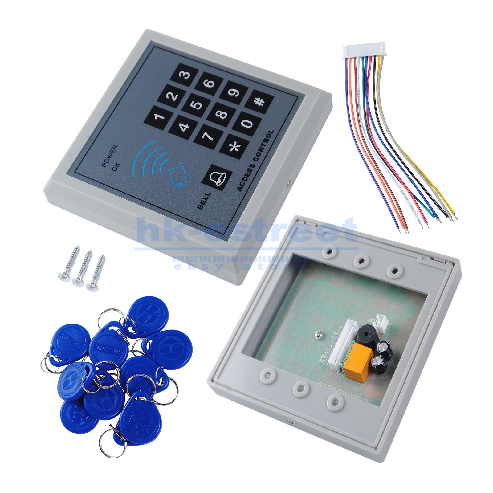 Electric Door Access Control System Kit Set RFID Keypad Magnetic Lock ...