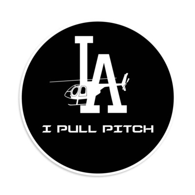 I Pull Pitch LA Vinyl Sticker | eBay