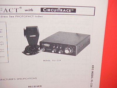 1977 KRIS CB RADIO SERVICE SHOP MANUAL MODEL XL-23A | eBay