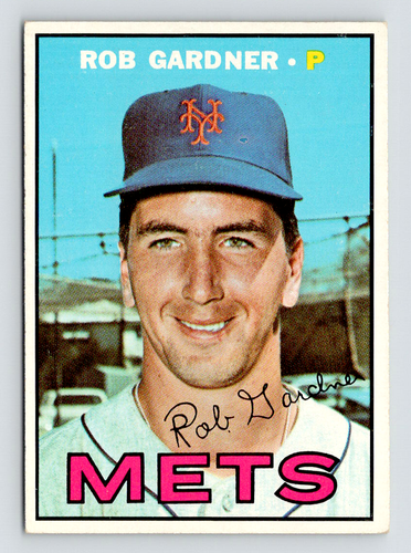 1967 Topps / #217 Rob Gardner / New York Mets, Raw Vintage Card | eBay
