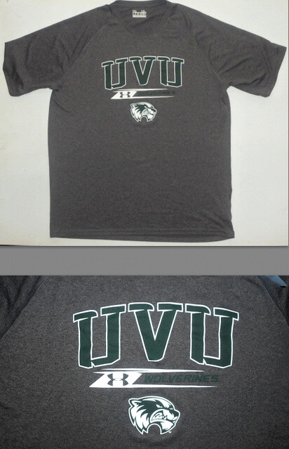 Mens XL Under Armour Utah Valley University UVU SS Tee Shirt Loose ...