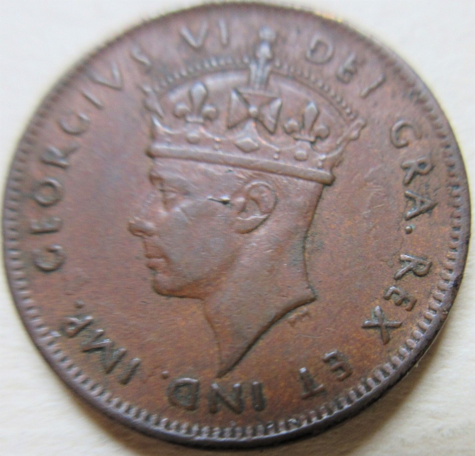 1944 Canada Newfoundland Small Cent Coin. BETTER GRADE Penny 1p 1c (CR ...