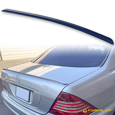 Fyralip Y22 Painted 904 Blue Trunk Lip Spoiler For Mercedes-Benz S ...