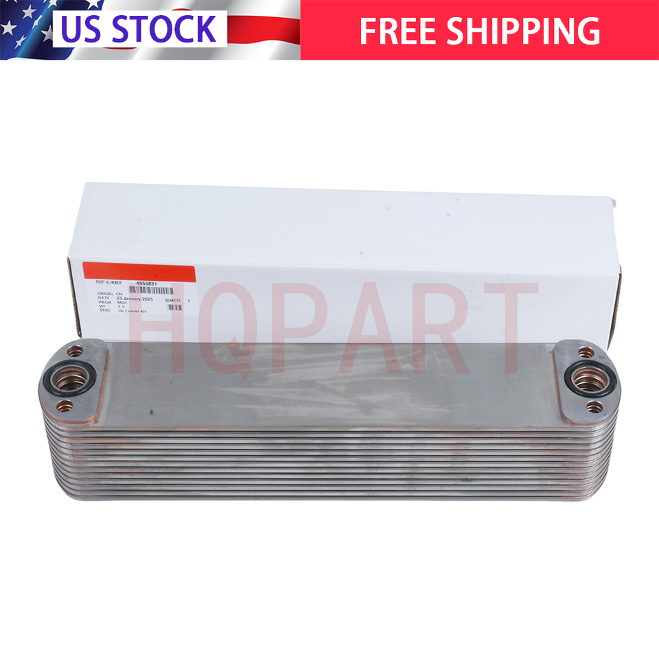 OE 4955831 Oil Cooler Kit For Cummins ISX / QSX engines to match US | eBay
