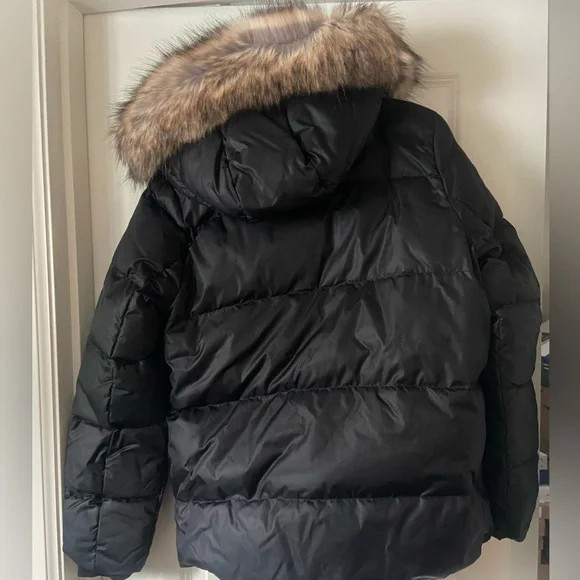 🔥NWT $199 Eddie Bauer Lodge Cascadian 650 Down Jacket Coat Fur Hood ...