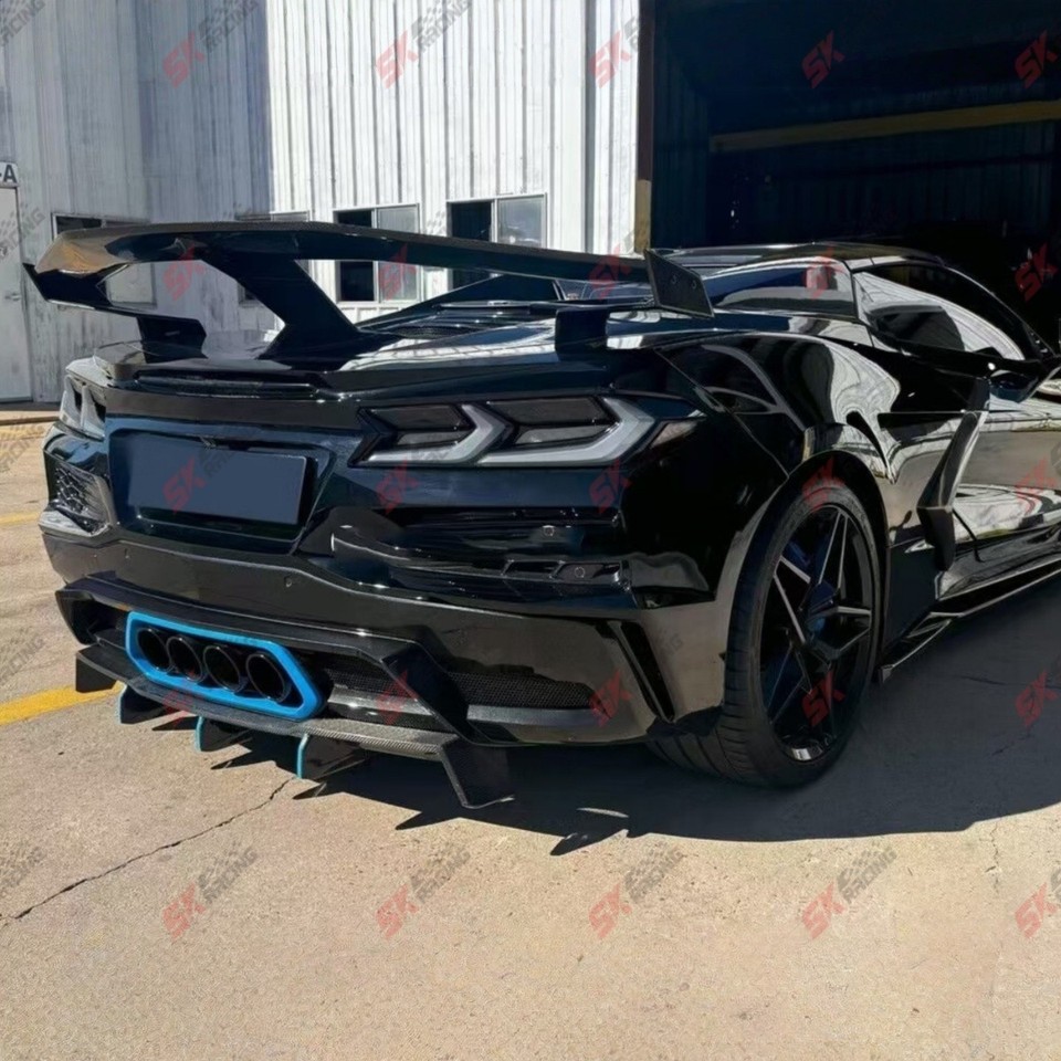 Carbon Fiber Rear Front Lip Side Skirts Body Kits Fits Chevrolet ...