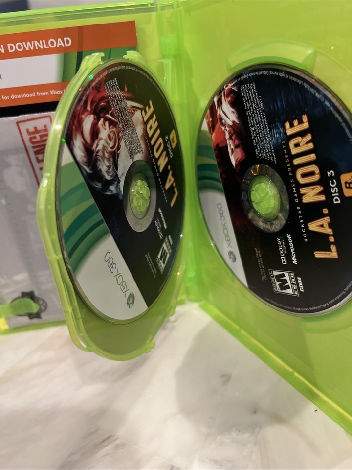 L.A. Noire Xbox 360 Game CIB Complete Manual Microsoft 710425490248| eBay