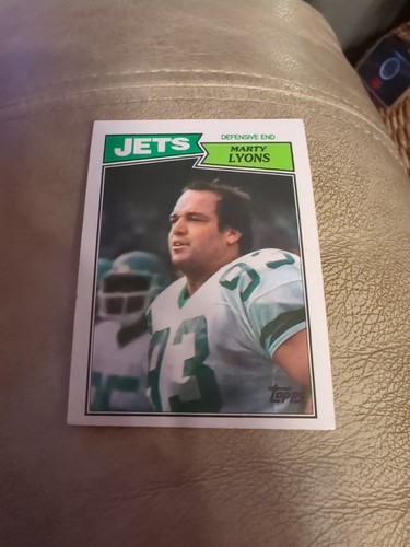 1987 Topps Football #137 Marty Lyons New York Jets Defensive End | eBay