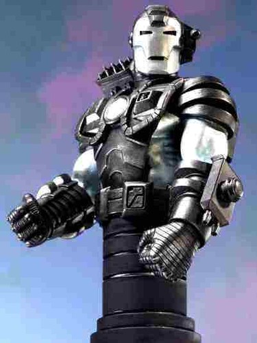 War Machine Bust Statue Factory Sealed 2005 Iron Man Bowen Marvel ...