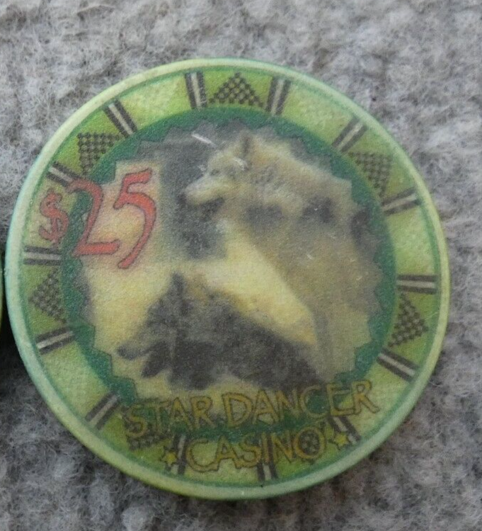 STARDANCER STAR DANCER CASINO CHIP TOKEN $25 | eBay