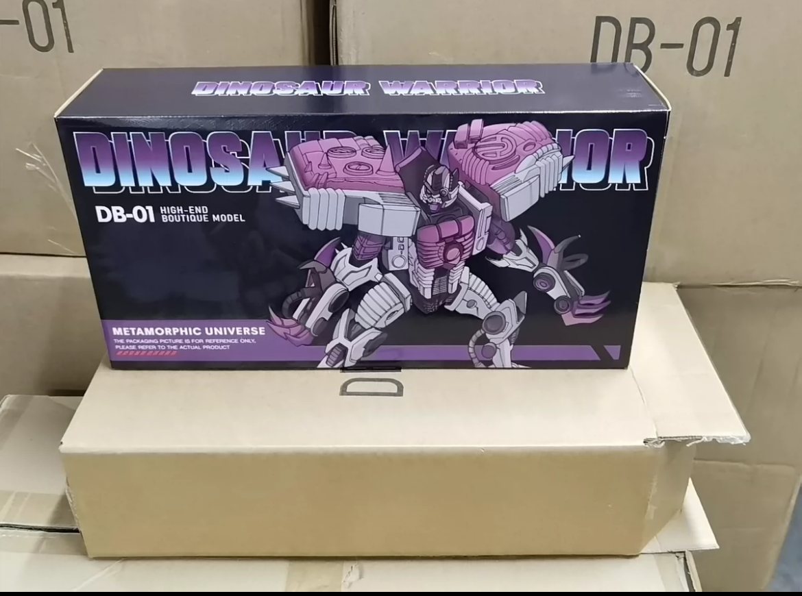 DB-01 METAMORPHIC UNIVERSE BW Metal Dinosaur Warrior MP Scale Action ...