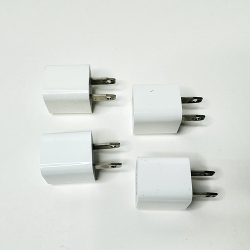 Apple 5W USB Wall Charger Cube Power Adapter for iPhone White Used Lot ...