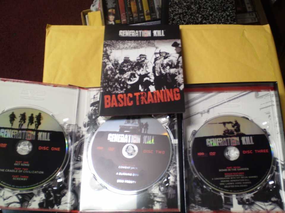 Generation Kill (3-DVD set, 2008) HBO w/Insert Booklet | eBay