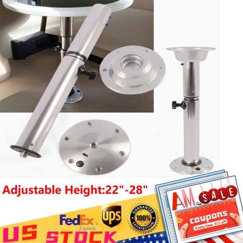 Adjustable Table Pedestal Telescopic Furniture Leg Stand Base For RV ...