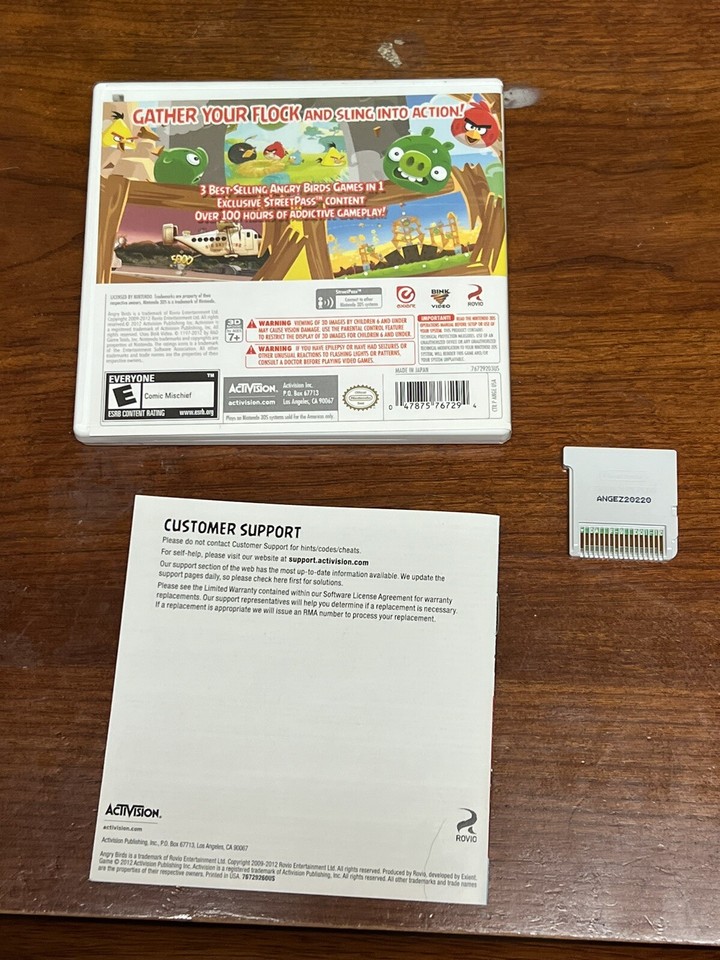 Angry Birds Trilogy (Nintendo 3DS, 2012) 47875767294| eBay