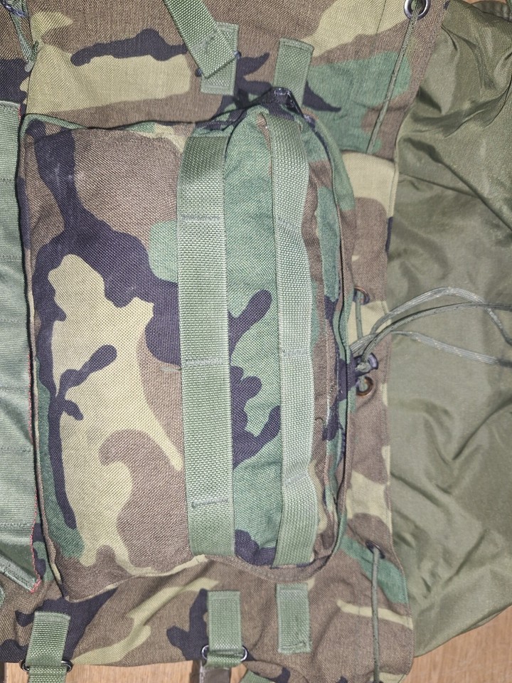 USGI Woodland MOLLE II Main Pack Rucksack Backpack Bag NICE COLORS YET ...