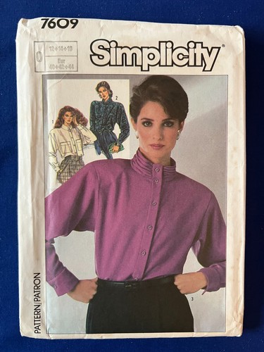 Simplicity Sewing Pattern 7609 Misses' Loose-Fitting Blouse Size 12-16 ...