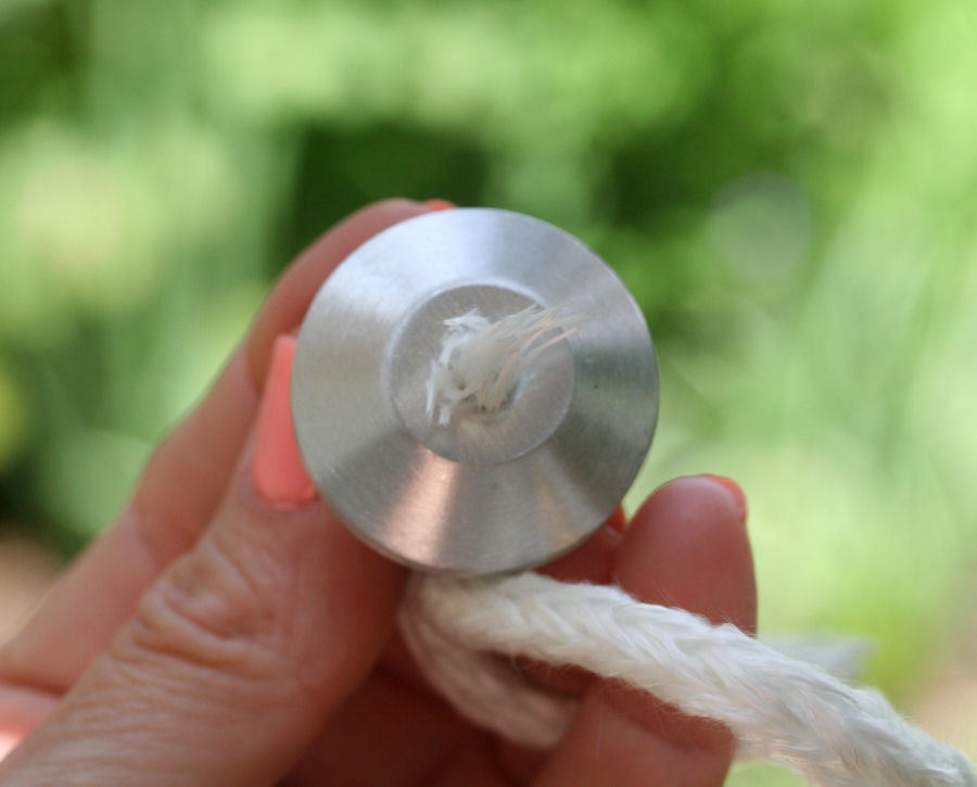 2 Large Aluminum Liquor Bottle Wicks | Oil Candle Wick Kits | 8" Wicks ...