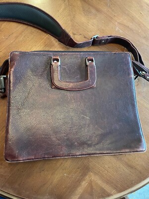 Brown Wilson Leather Pelle Studio Briefcase | eBay