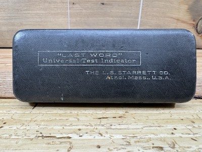 Vintage L S Starrett No.711 Last Word Universal Test Dial Indicator ...