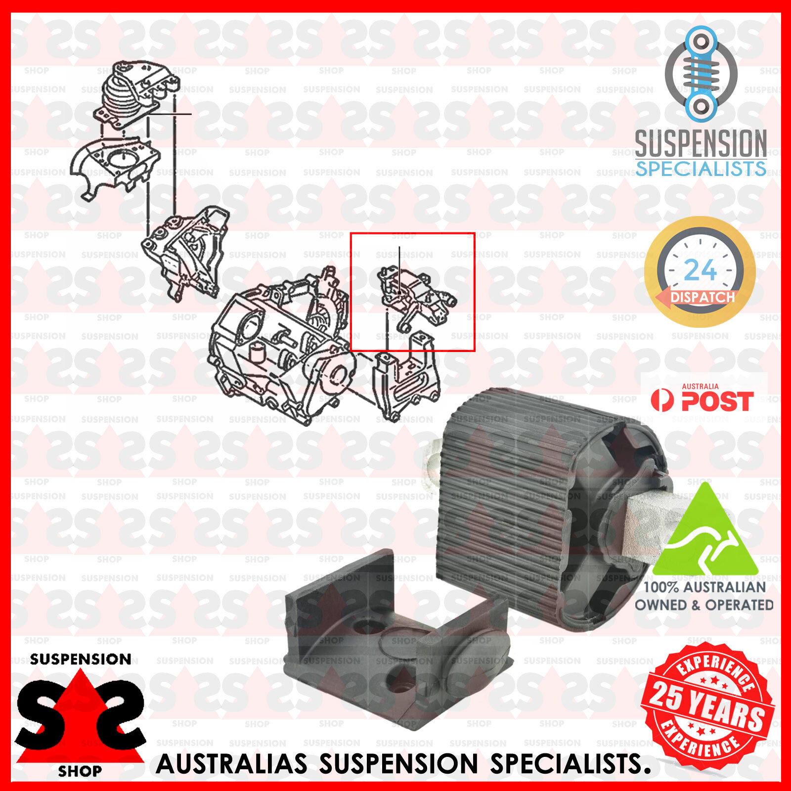 Left Front Mounting, Engine Suit VW Polo (9N_, 9A_) 1.4 16V POLO (9N ...