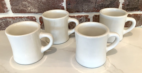 Vintage Ultima Coffee Mug Cup Heavy Diner Restaurant Ware Cream Set of ...