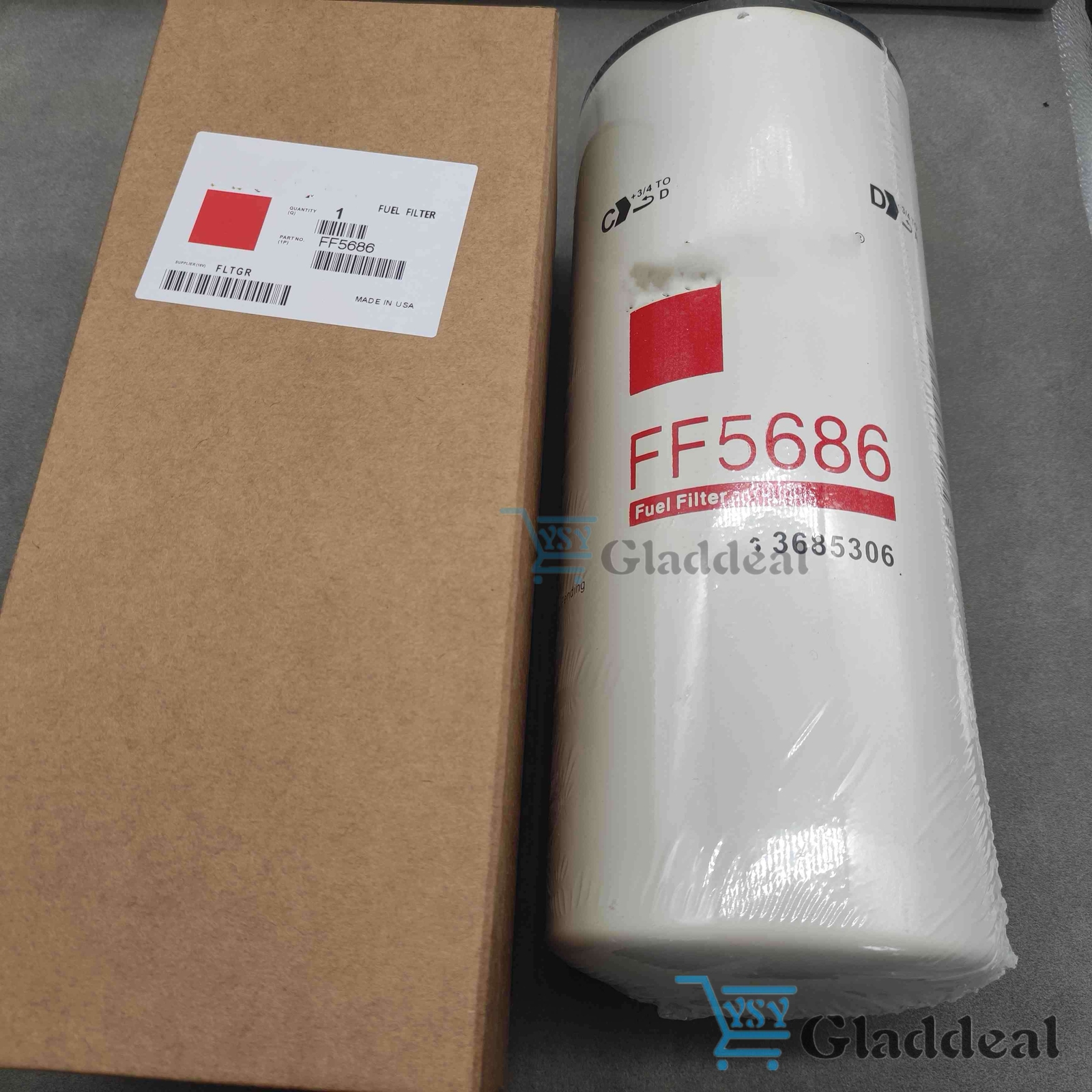 FLEETGUARD FF5078 - Fuel filter cross reference