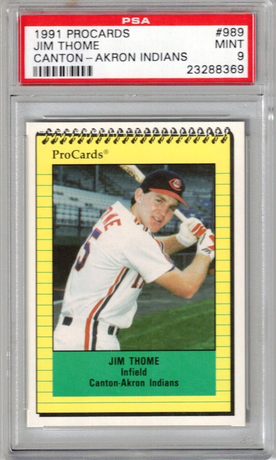 1991 ProCards Minor League - #989 Jim Thome (RC) for sale online | eBay