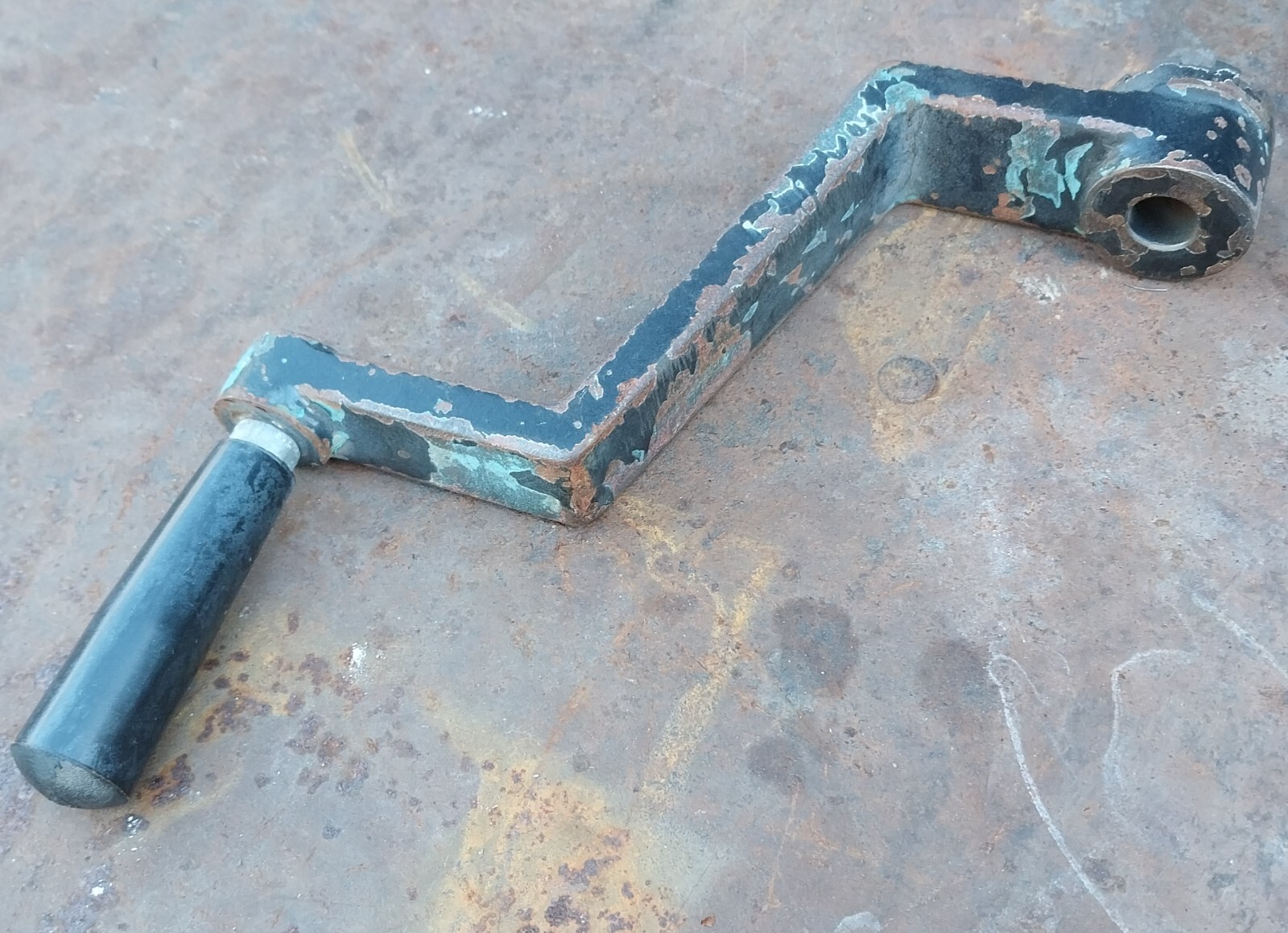 VINTAGE MILLING MILL MACHINE KNEE HANDLE CRANK - DIMENSIONS SHOWN IN ...