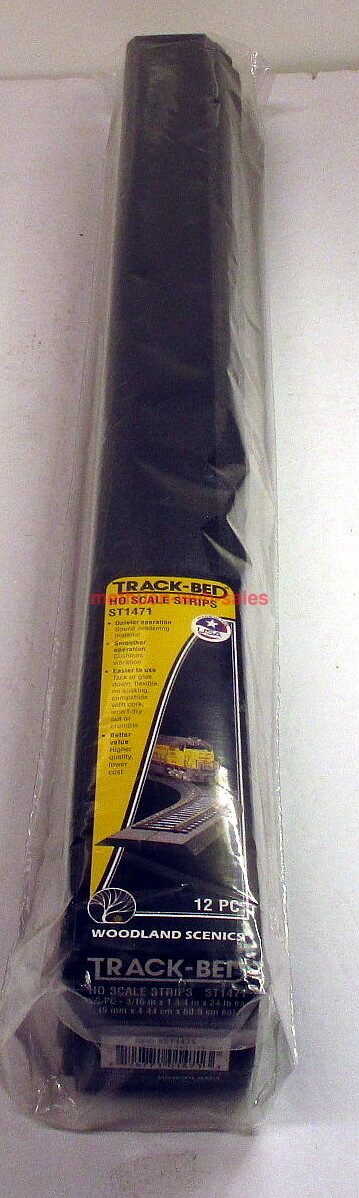 Woodland Scenics~ST1471~HO~Foam Track-Bed~Package of 12~NOS~Roadbed~ | eBay