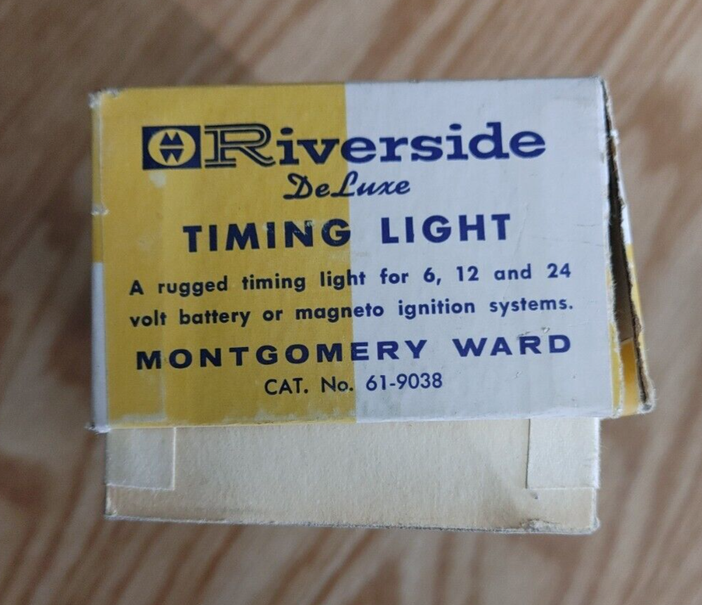 Vintage Timing Light Riverside in Original Box Montgomery Ward 61-9038 ...