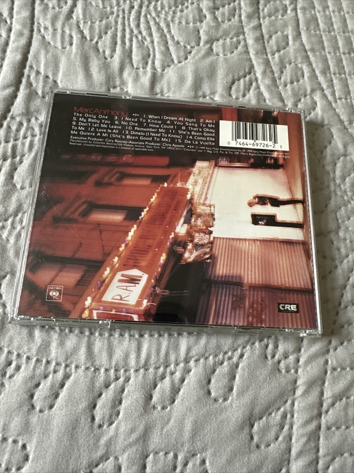 Marc Anthony - Marc Anthony CD (Sony Music/Columbia 1999) | eBay